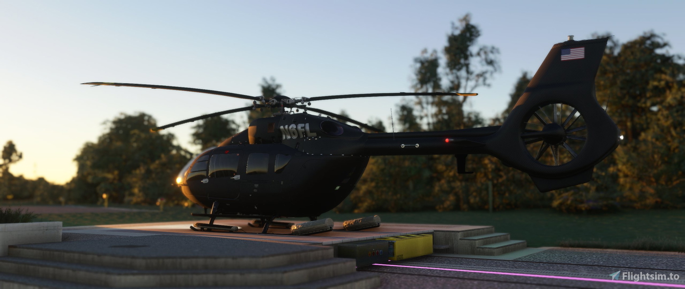 (8K) N6FL Airbus H145 Dry Carbon + Carbon Interior for Microsoft Flight ...