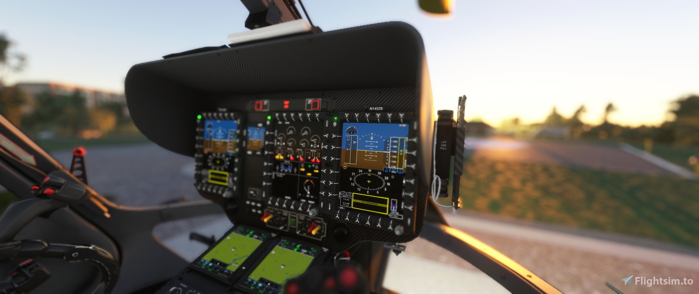 (8K) N6FL Airbus H145 Dry Carbon + Carbon Interior for Microsoft Flight ...
