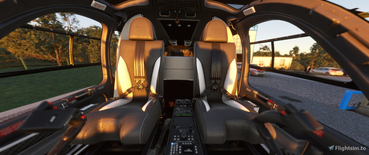 (8K) N6FL Airbus H145 Dry Carbon + Carbon Interior for Microsoft Flight ...