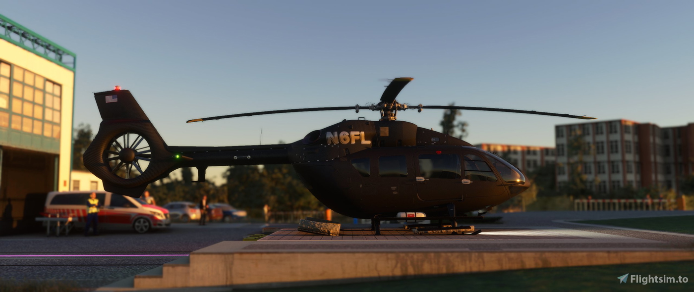 (8K) N6FL Airbus H145 Dry Carbon for Microsoft Flight Simulator | MSFS