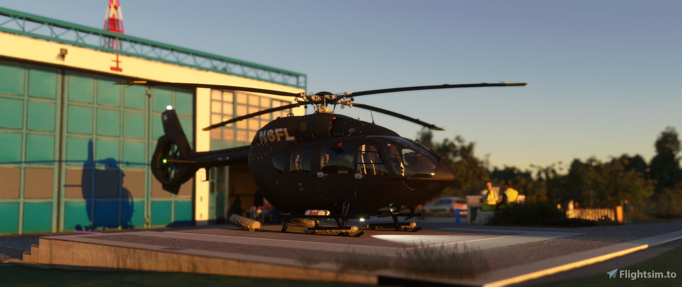 (8K) N6FL Airbus H145 Dry Carbon for Microsoft Flight Simulator | MSFS
