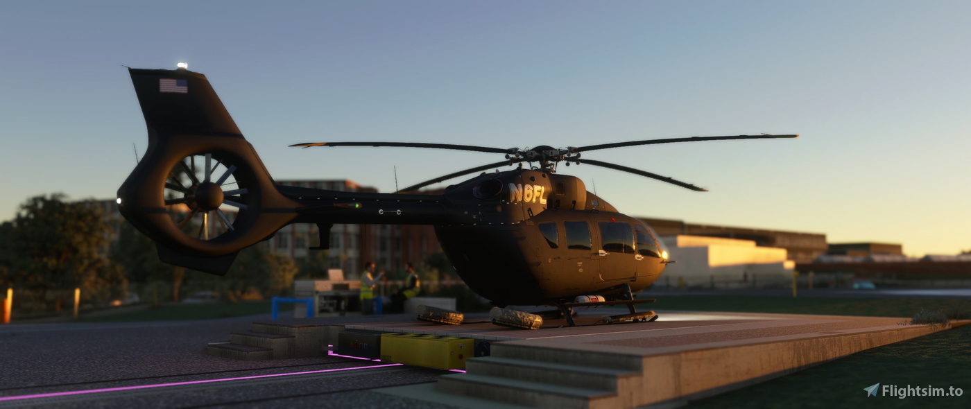 (8K) N6FL Airbus H145 Dry Carbon for Microsoft Flight Simulator | MSFS