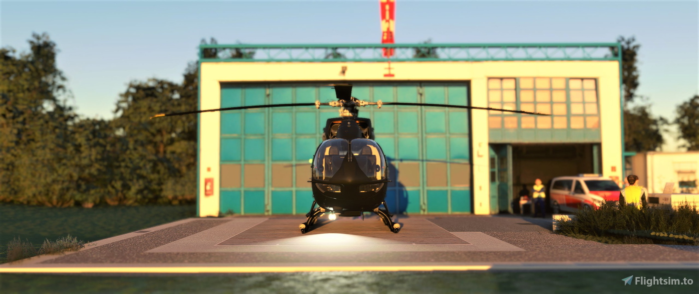 (8K) N6FL Airbus H145 Matte Black + Carbon Interior for Microsoft ...