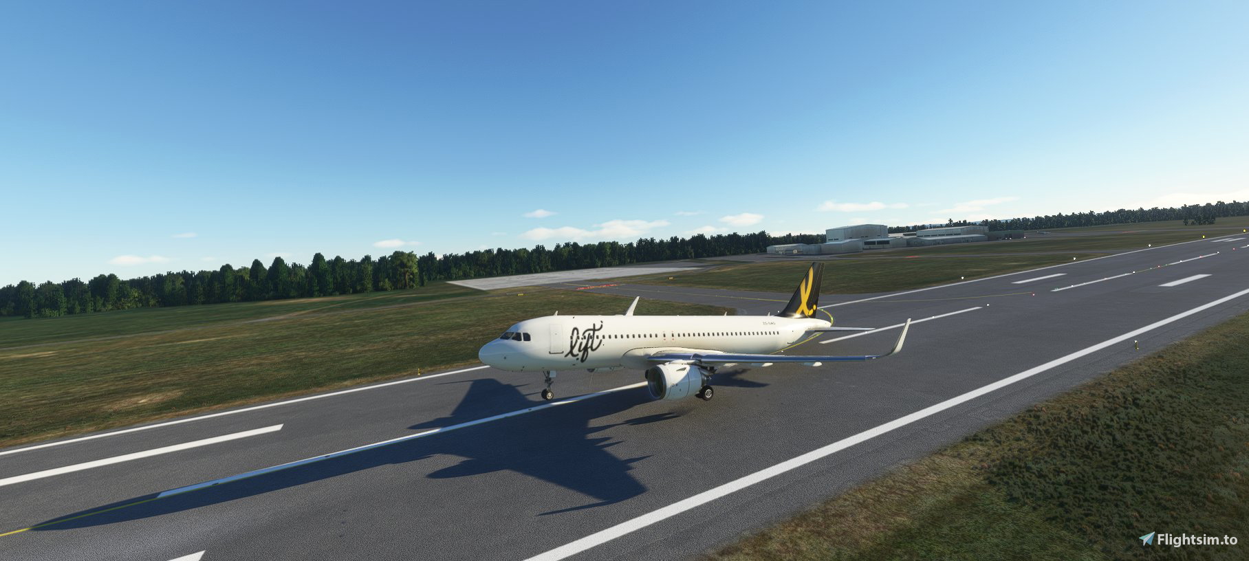 A320neo Lift Airlines (Black over Yellow Livery) for Microsoft Flight ...