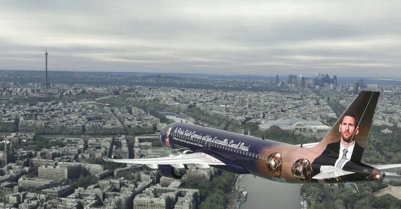 [A32NX] 8K PSG / Paris Saint-Germain Welcome Messi ! for Microsoft ...