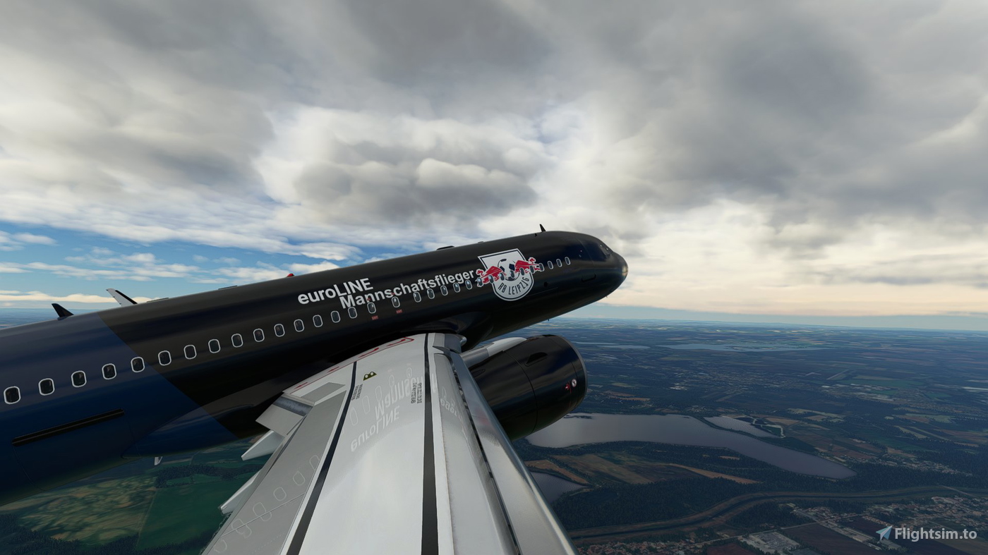 [A32NX] euroLINE Virtual Airline Special Livery RB Leipzig [Fictional] for Microsoft Flight ...