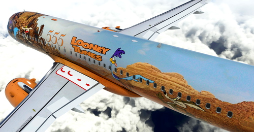 [A32NX] Looney Tunes "Road Runner and Coyote" / "Bip Bip et Coyote" for ...