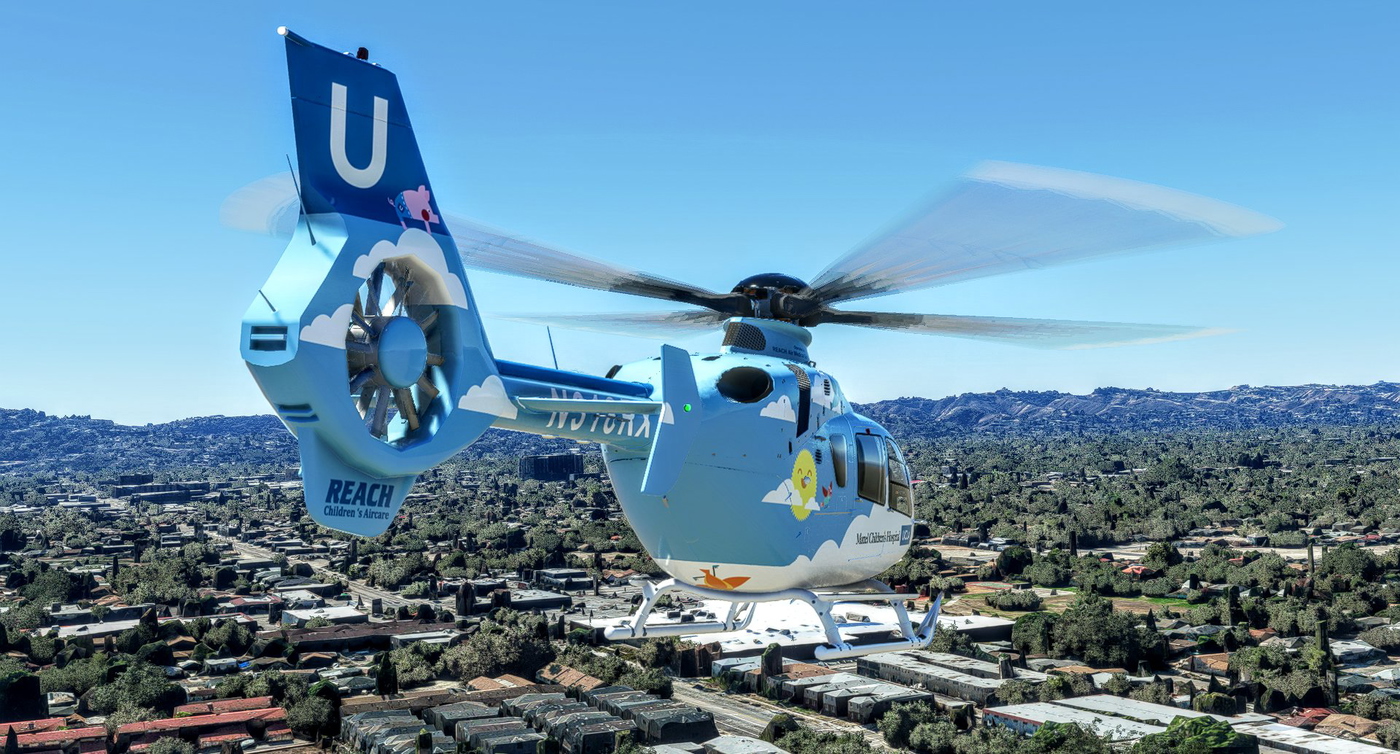 Airbus H135 - Mattel Chrildren's Hospital - UCLA | N318RX for Microsoft ...