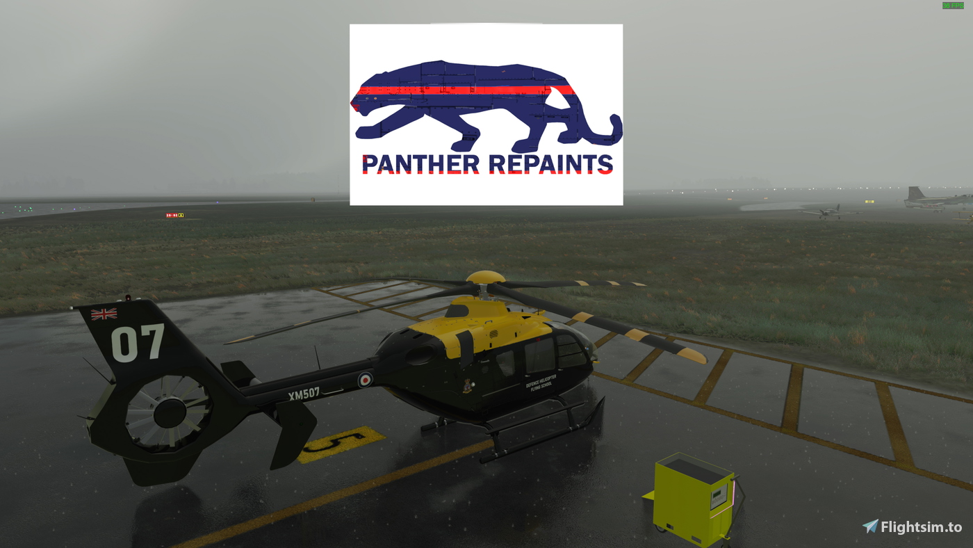 Airbus H135 RAF Defence Helicopter Flying School のために Microsoft Flight ...