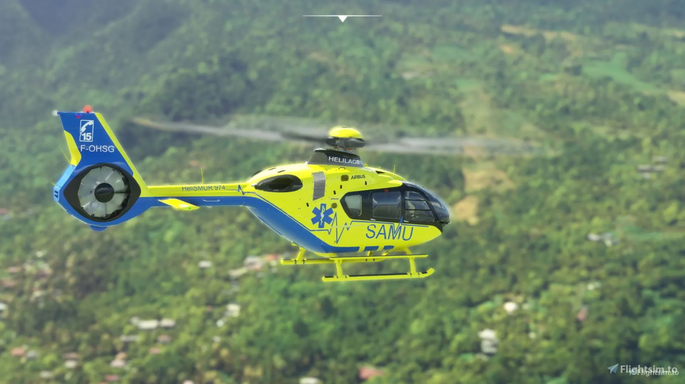 Airbus H135 - SAMU 974 for Microsoft Flight Simulator | MSFS