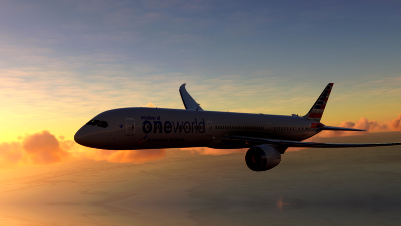 Threads - B787 American Airlines One World Livery 8K ultra for ...