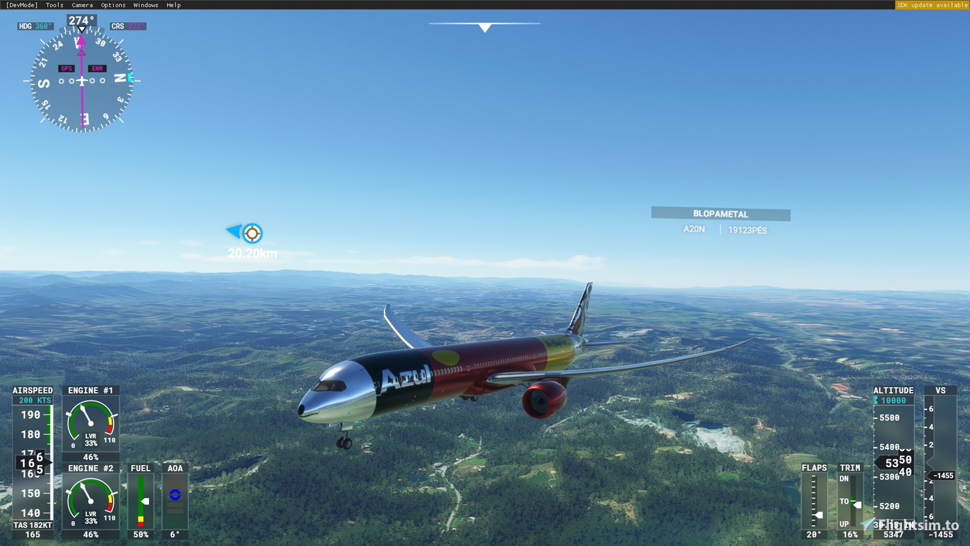 AZUL MICKEY-787 pour Microsoft Flight Simulator | MSFS