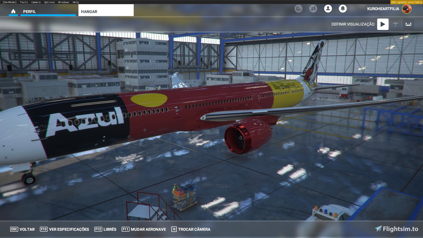 AZUL MICKEY-787 pour Microsoft Flight Simulator | MSFS