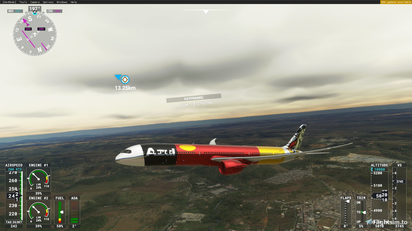AZUL MICKEY for Microsoft Flight Simulator | MSFS