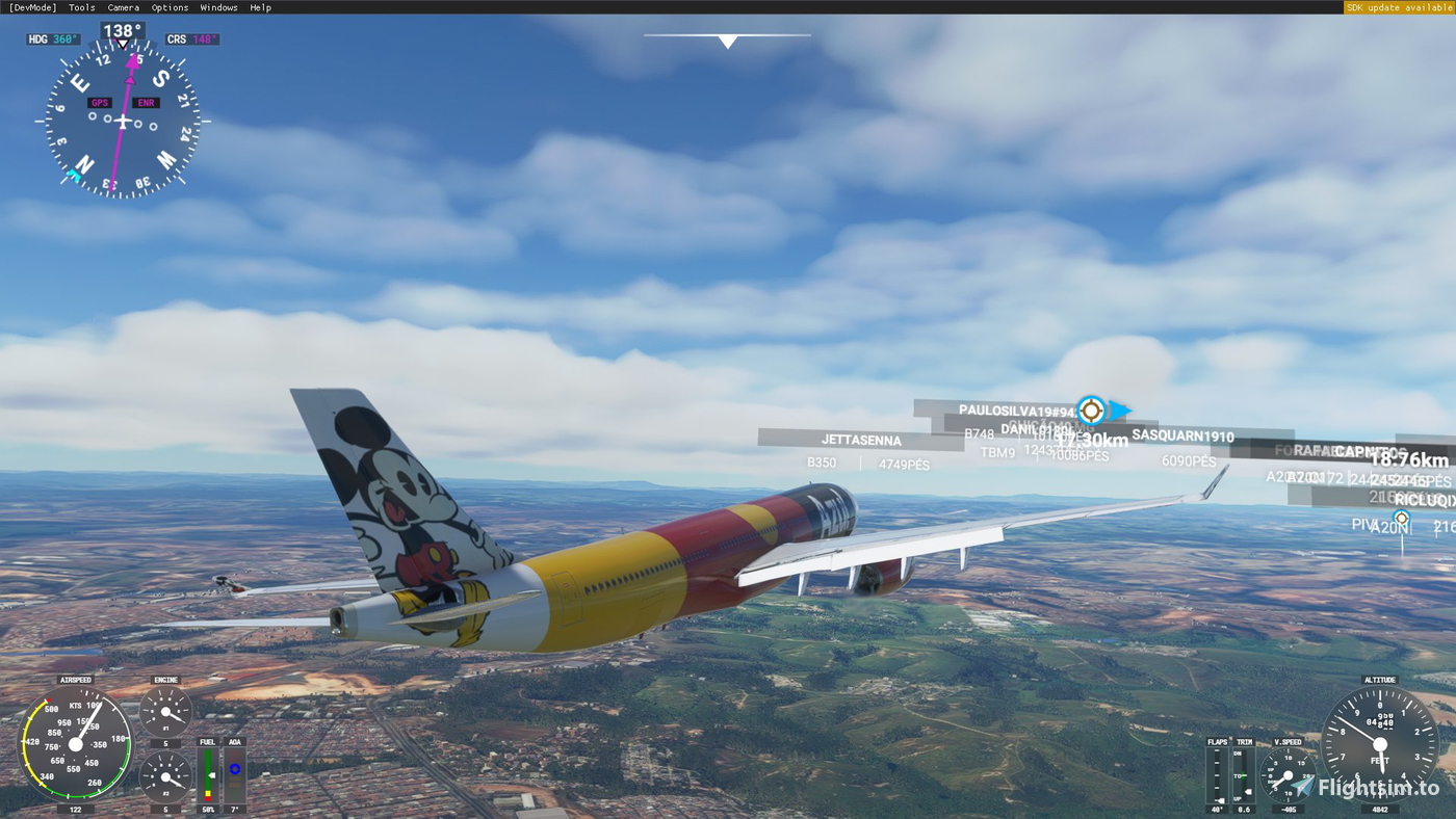 AZUL MICKEY for Microsoft Flight Simulator | MSFS