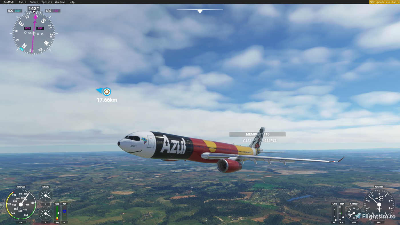 AZUL MICKEY for Microsoft Flight Simulator | MSFS