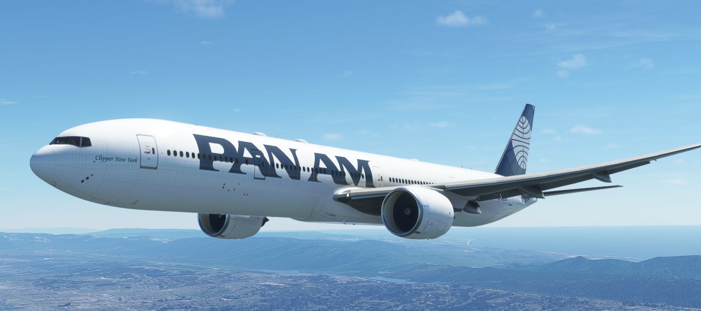 CaptainSim 777-300 Pan Am [8K Fictional] for Microsoft Flight Simulator ...