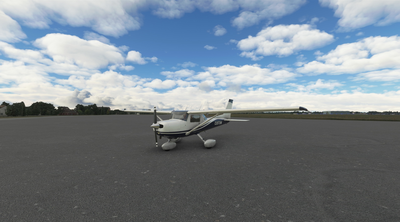 JPLogistics Cessna 152 White & Blue Livery のために Microsoft Flight ...