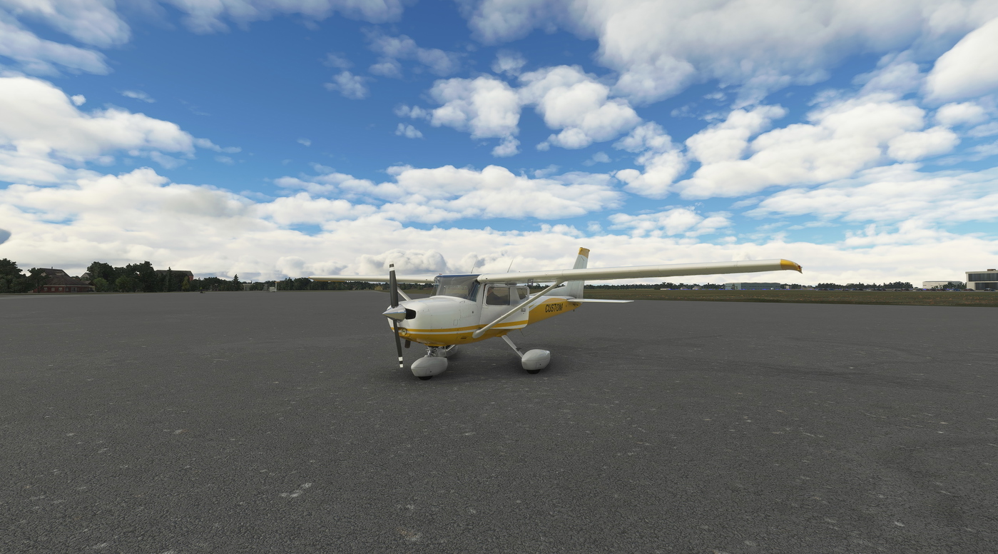 JPLogistics Cessna 152 White & Yellow Livery for Microsoft Flight ...