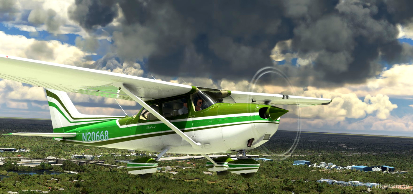 Cessna C172 CLASSIC Green N20668 in 8K for Microsoft Flight Simulator ...
