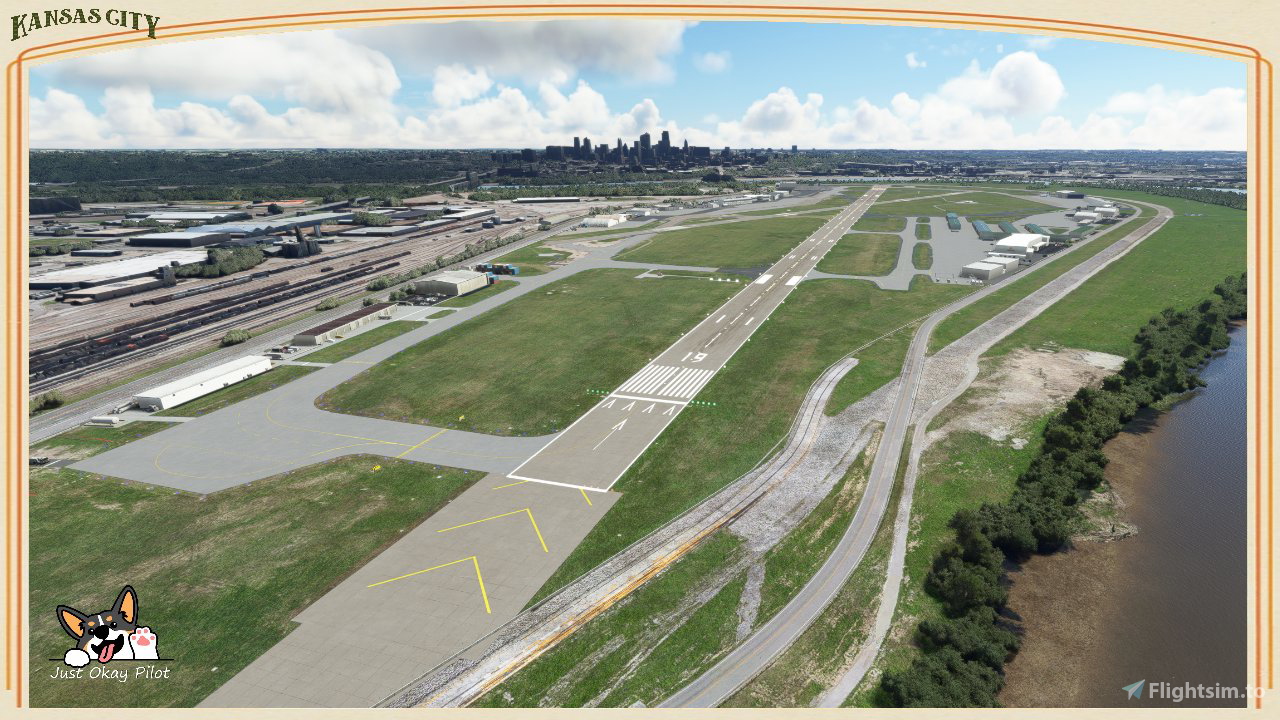 Charles B Wheeler Downtown Airport KMKC for Microsoft Flight Simulator ...