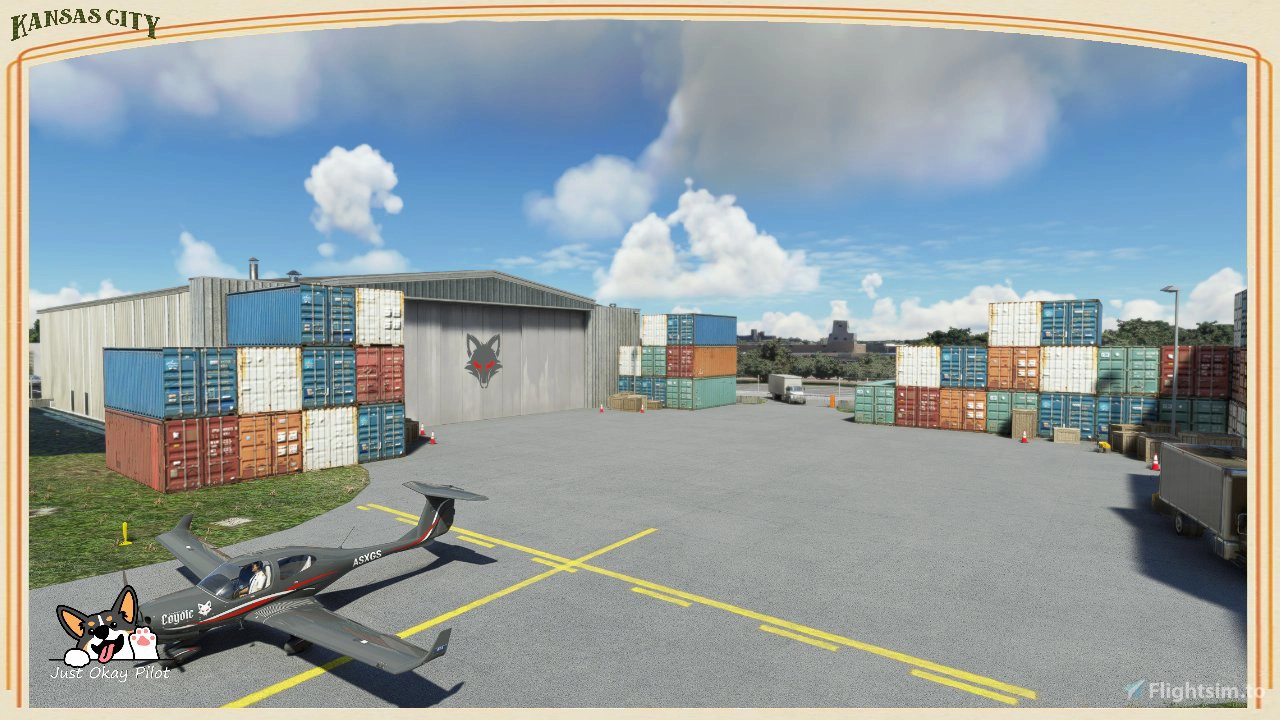 Charles B Wheeler Downtown Airport KMKC for Microsoft Flight Simulator ...