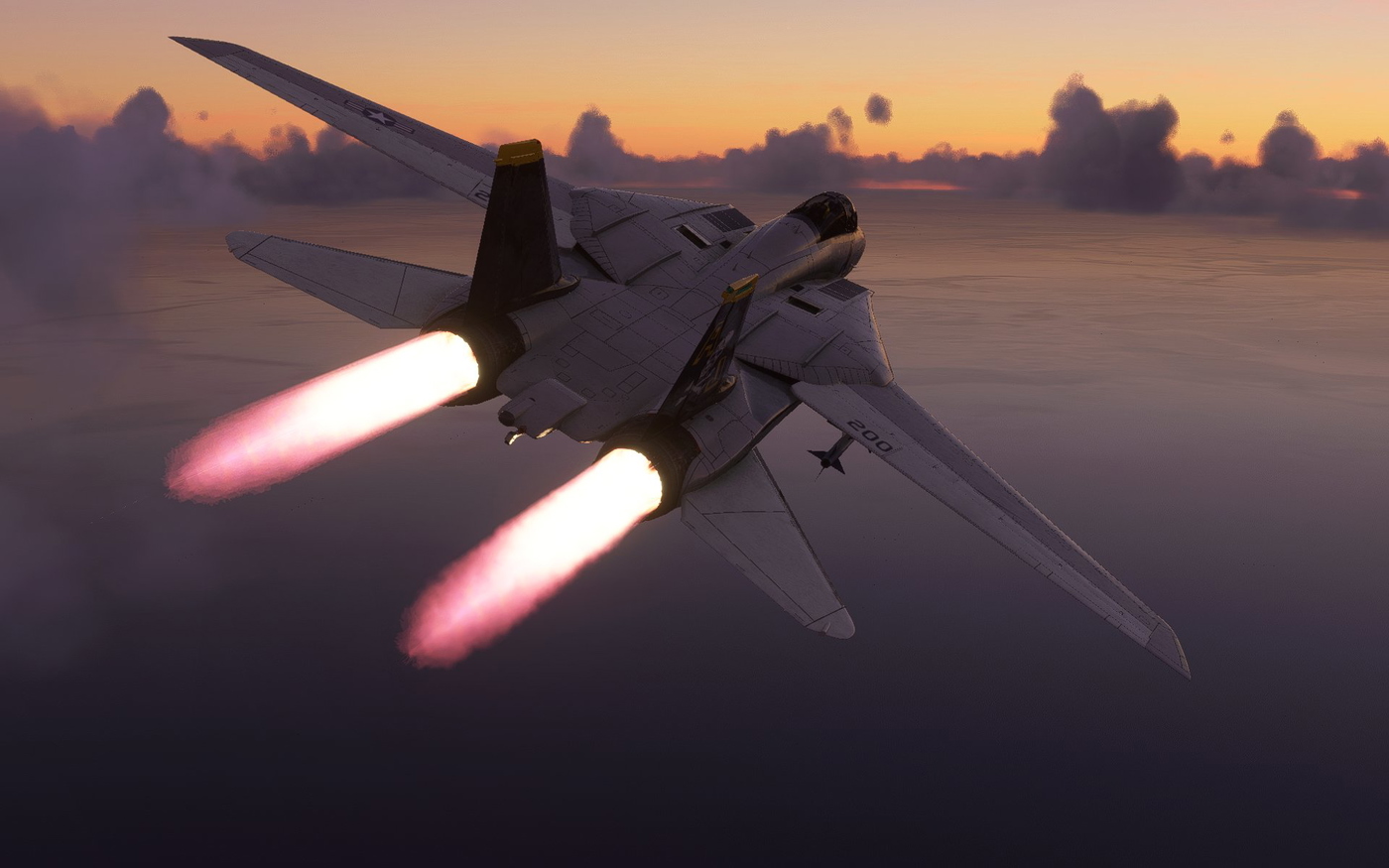 DC Designs F-14 Afterburner Mod for Microsoft Flight Simulator | MSFS