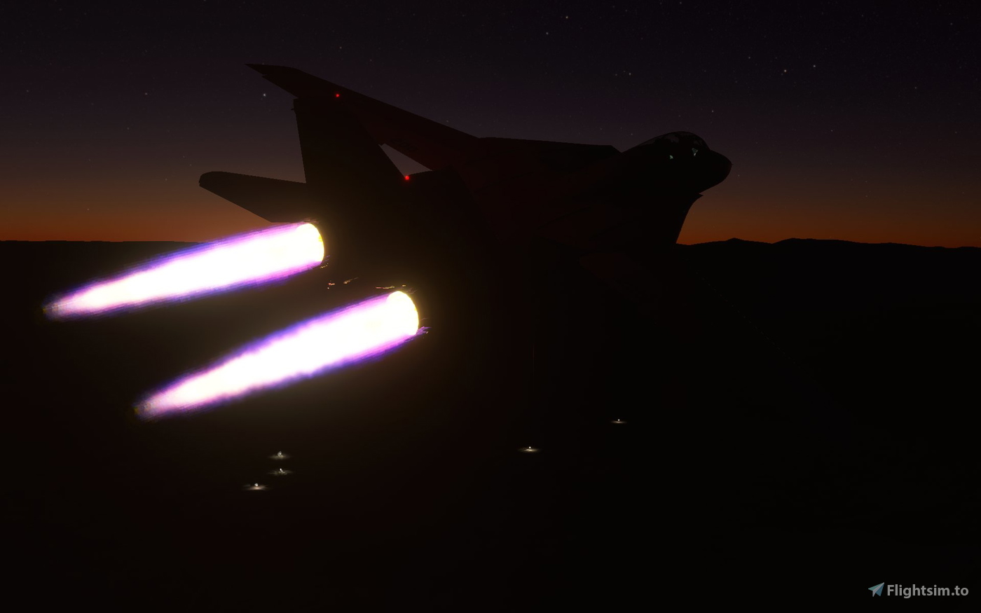 DC Designs F-14 Afterburner Mod for Microsoft Flight Simulator | MSFS
