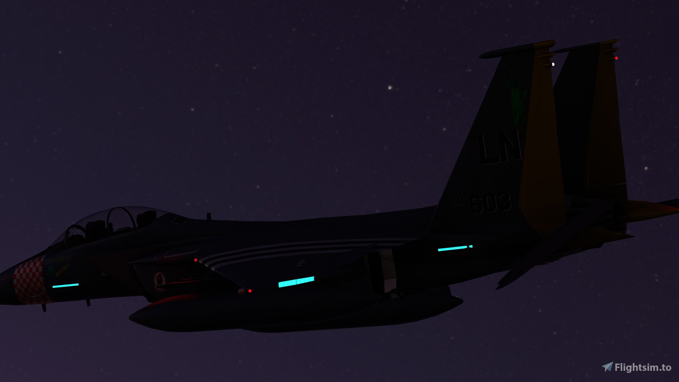 DCDesigns F-15 Lights upgrade V2 for Microsoft Flight Simulator | MSFS