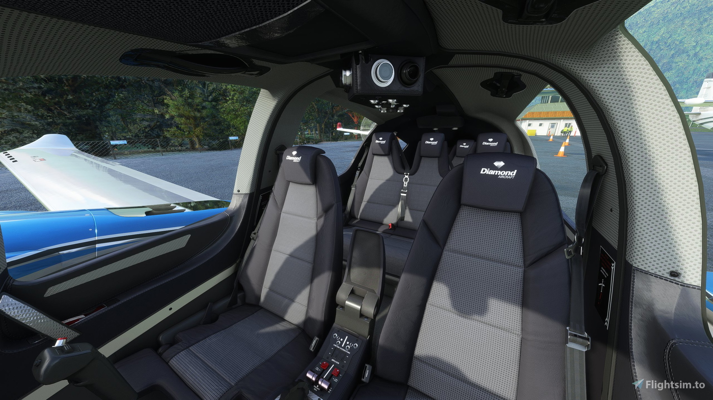 Diamond Aircraft DA62 Black Interior for Microsoft Flight Simulator | MSFS