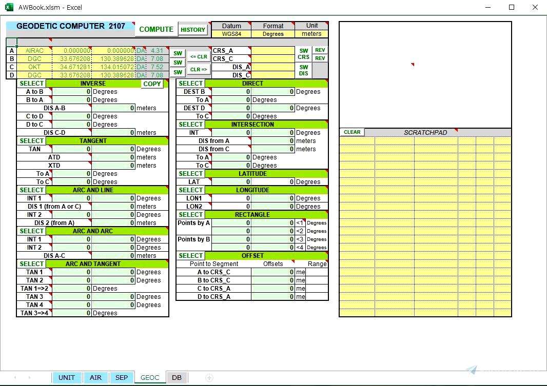 EXCEL AVIATION WORKBOOK für Microsoft Flight Simulator | MSFS
