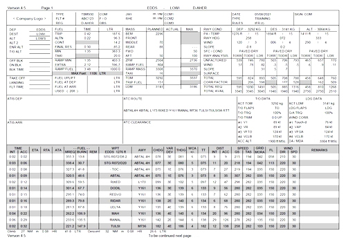 Excel Flight Planning Tool » Microsoft Flight Simulator