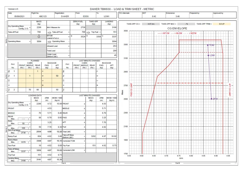 Excel Flight Planning Tool for Microsoft Flight Simulator | MSFS