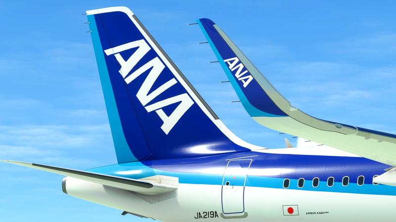 [A32NX] FBW A320neo ANA All Nippon Airways JA219A(4K) - Sharklets Fixed for Microsoft Flight ...