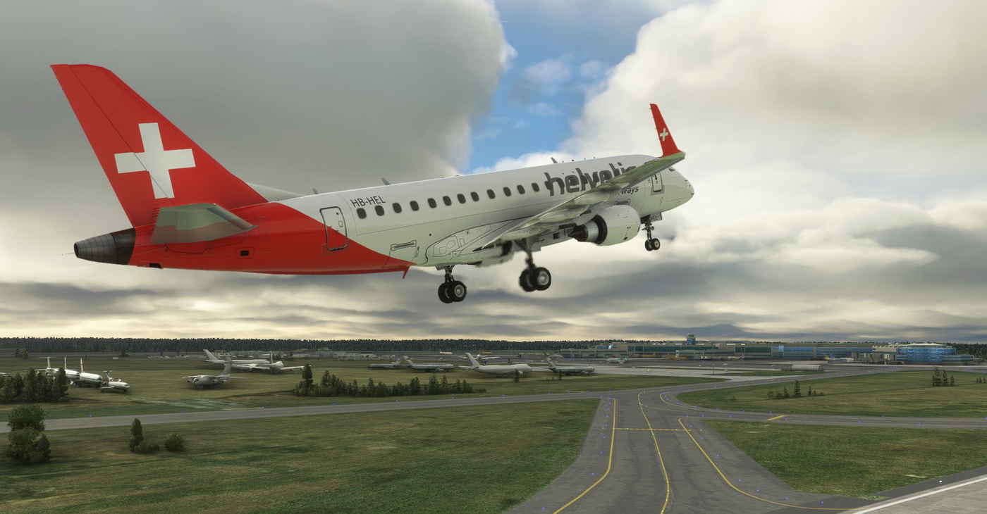 Helvetic Airways Embraer 175 Virtuacol for Microsoft Flight Simulator ...