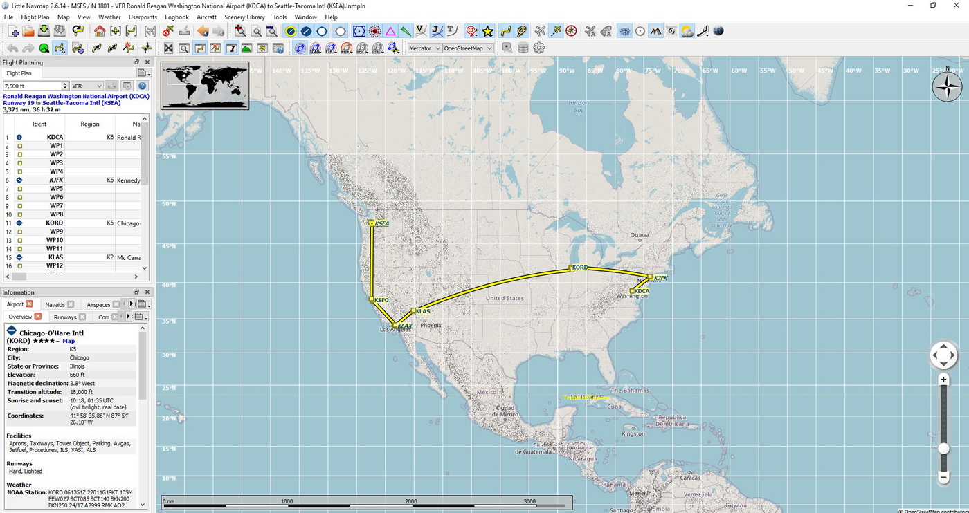 Iconic Cities of the US - Flight Plan for Microsoft Flight Simulator | MSFS