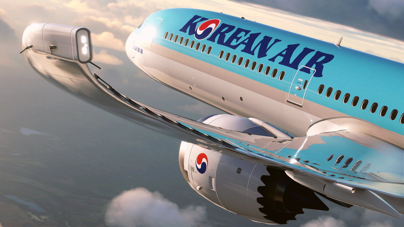 Korean Air Boeing 787-10 Livery Pack (no mirrored vertical fin and ...