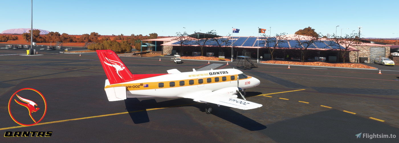 NextGen Simulations EMB-110P1 Qantas Retro Roo for Microsoft Flight ...