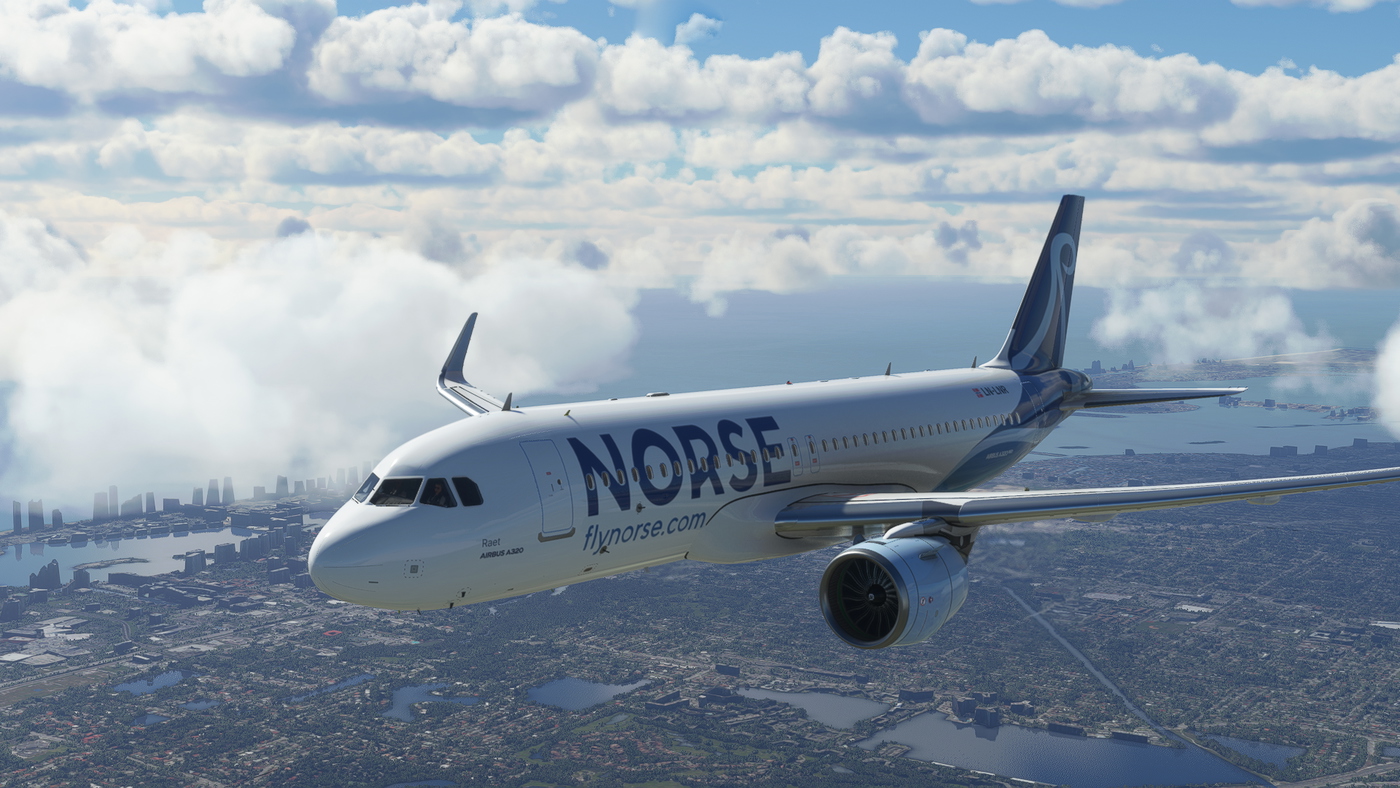[A32NX] Norse Atlantic Airways - Oseberg Livery 8K ultra pour Microsoft ...