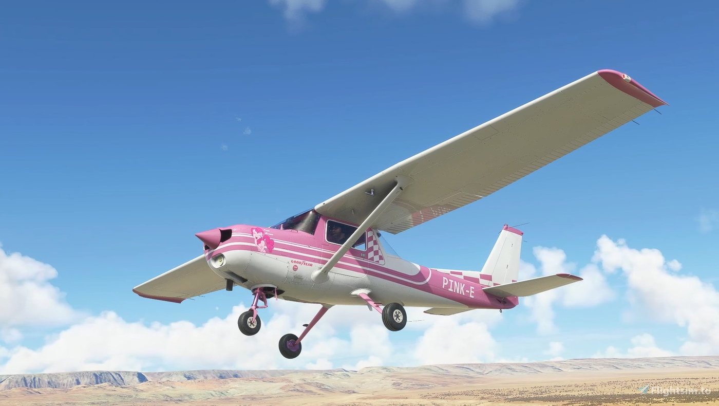 Pink Menace Cessna 152 for Microsoft Flight Simulator | MSFS