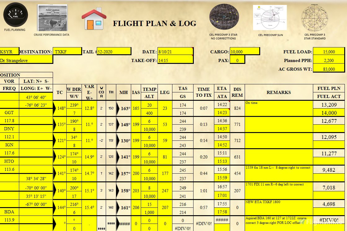 PMDG DC-6 Flight Planning Tools for Microsoft Flight Simulator | MSFS