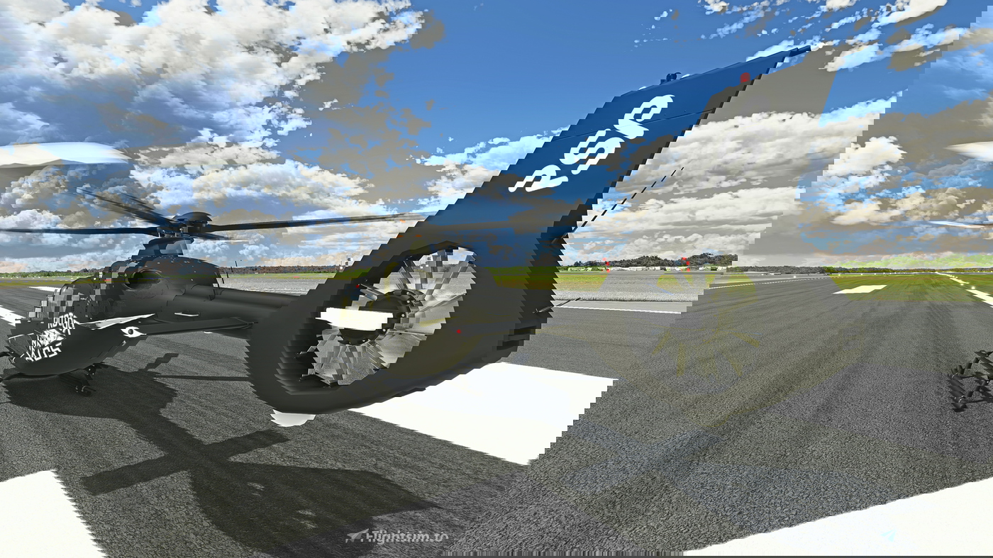 RSP Rotor Heads H135 8K Matte Black and Chrome for Microsoft Flight ...