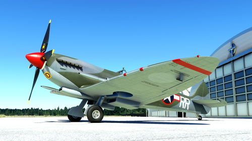 Spitfire Mk.XVI RW382 'Porky II' » Microsoft Flight Simulator