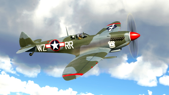 Spitfire Mk.XVI RW382 'Porky II' » Microsoft Flight Simulator
