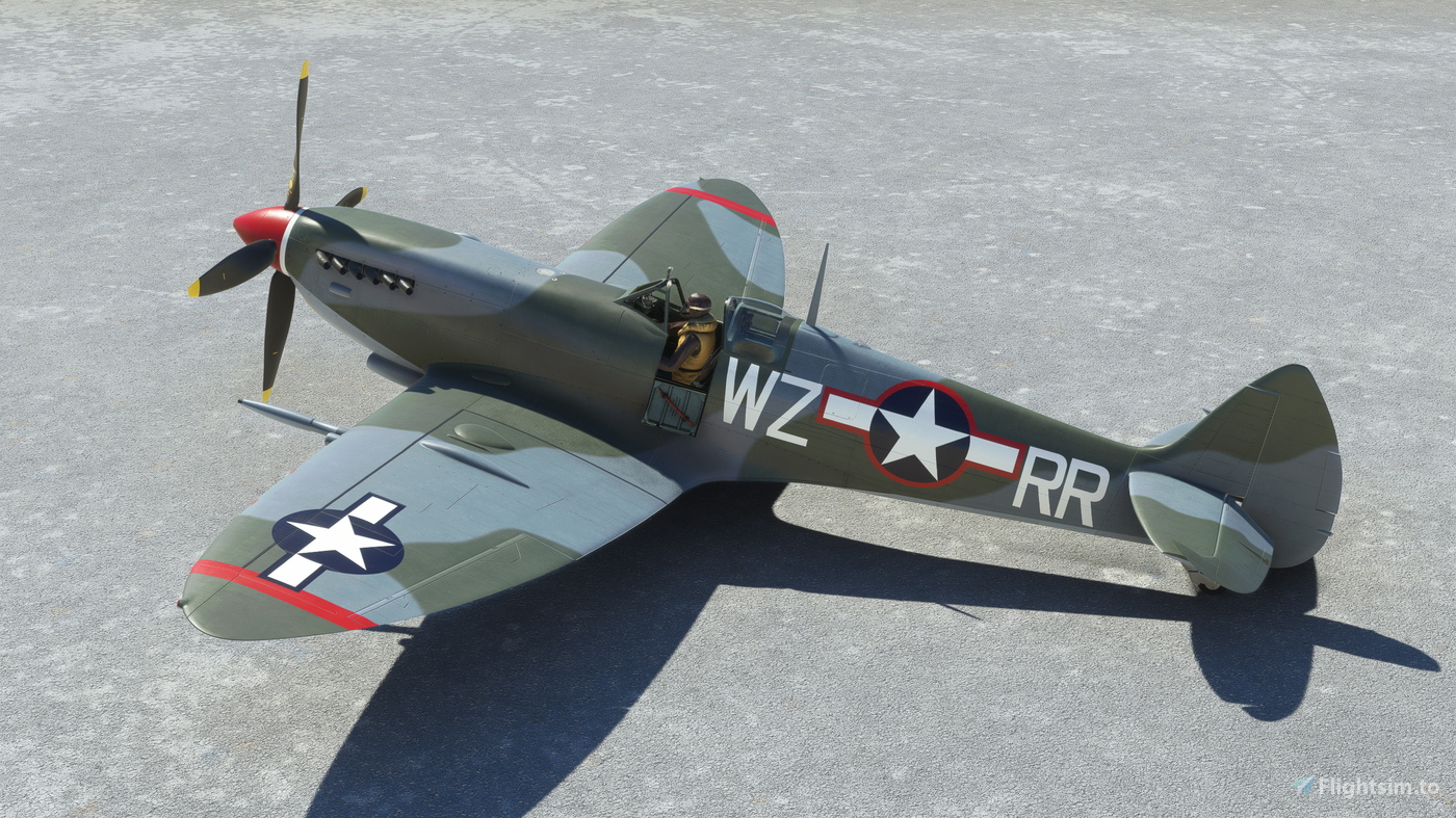 Spitfire Mk.XVI RW382 'Porky II' for Microsoft Flight Simulator | MSFS