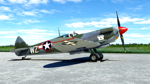 Spitfire Mk.XVI RW382 'Porky II' » Microsoft Flight Simulator