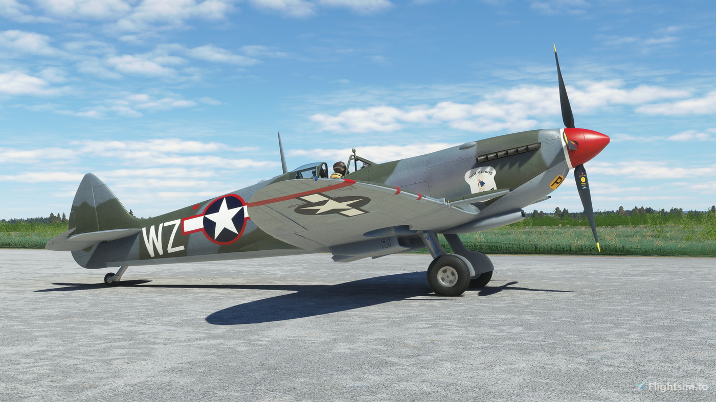 Spitfire Mk.XVI RW382 'Porky II' for Microsoft Flight Simulator | MSFS