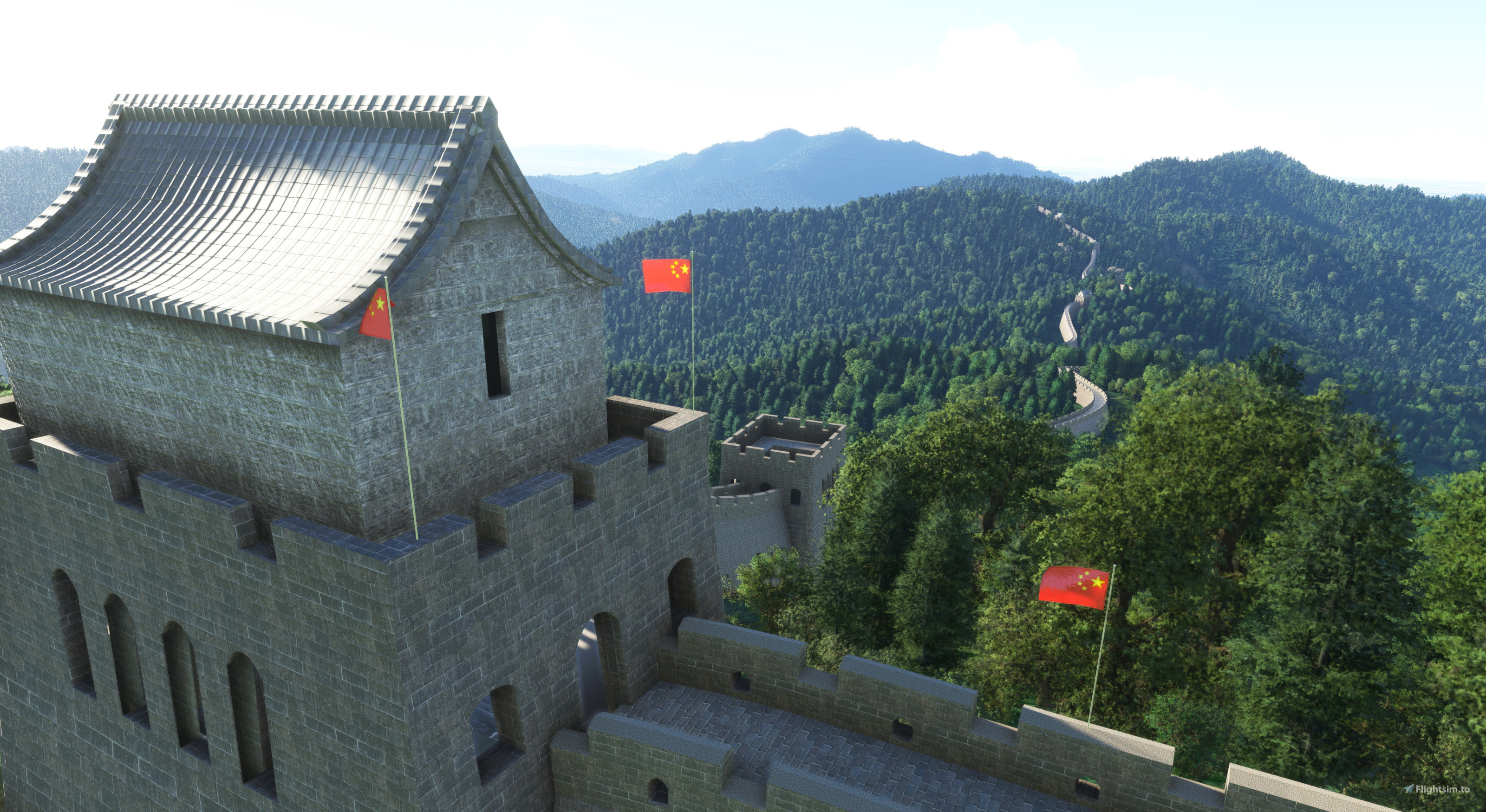 The Great Wall of China - Mutianyu Section » Microsoft Flight Simulator