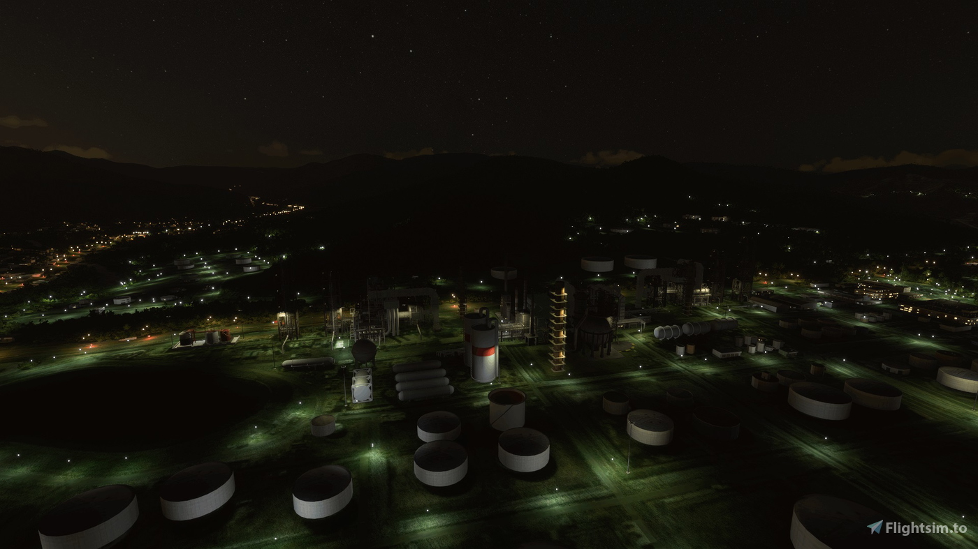 Venezuelan Landmark - El Palito Refinery & Planta Centro for Microsoft Flight Simulator | MSFS