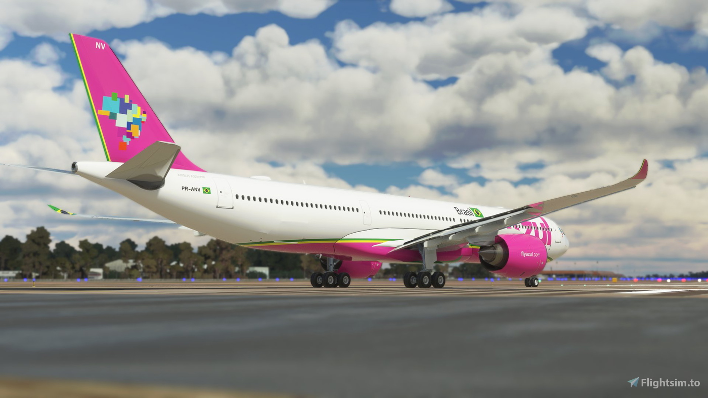 Azul Pink Livery | PR-ANV | A330 neo for Microsoft Flight Simulator | MSFS